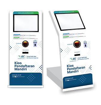 Mesin Antrian Ukuran Layar 21 Inch - PT.Indotech Media Vision